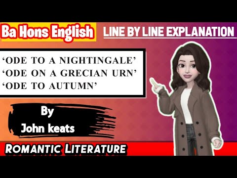 ode to a nightingale/ode on a grecian urn/ode to autumn by john keats ...