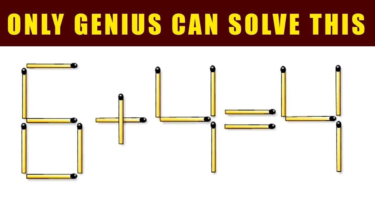 Only Geniuses Solve These In 10s! - YouTube