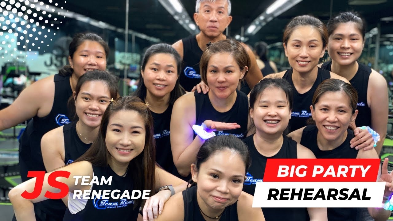 Jumping Big Party Rehearsal By Team Renegade - YouTube