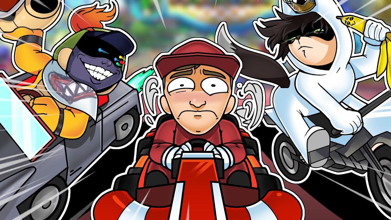 WOOLFSTER makes this game 1000% more CHAOTIC (Mario Kart 8 Deluxe ...