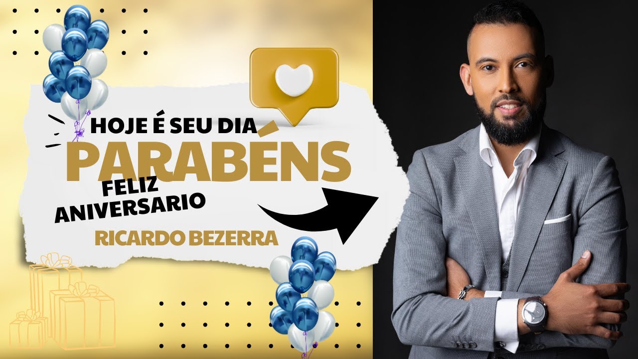PARABENS RICARDO BEZERRA - professor e mentor - YouTube