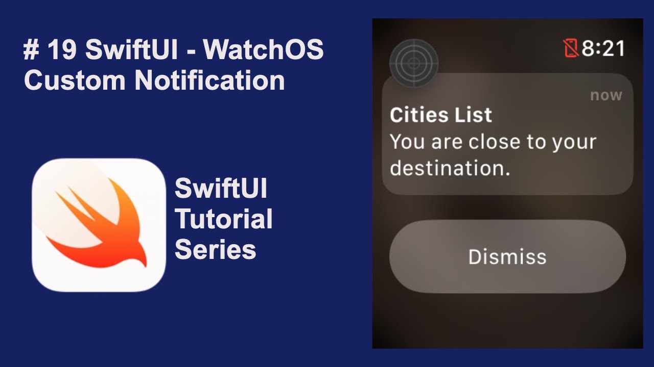 Watchos Custom Notification Interface Swiftui Programming Tutorial Absolute Beginner Youtube