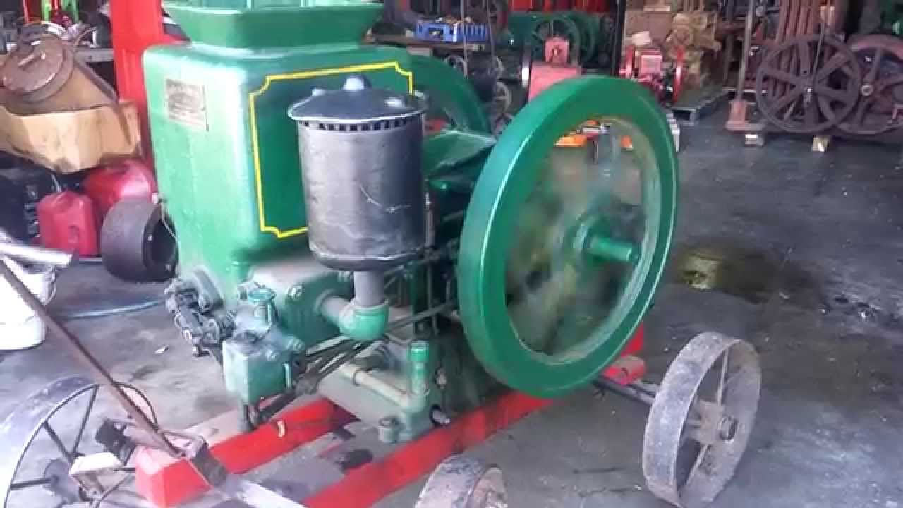 3 hp DE Fuller Johnson hit miss engine RARE - YouTube