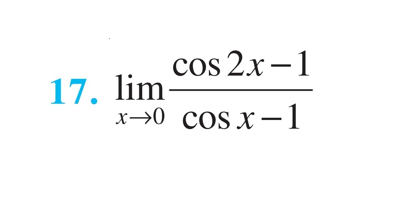 Evaluate Lim x 0 cos 2x 1 cos X 1 Class 11th Chapter 13
