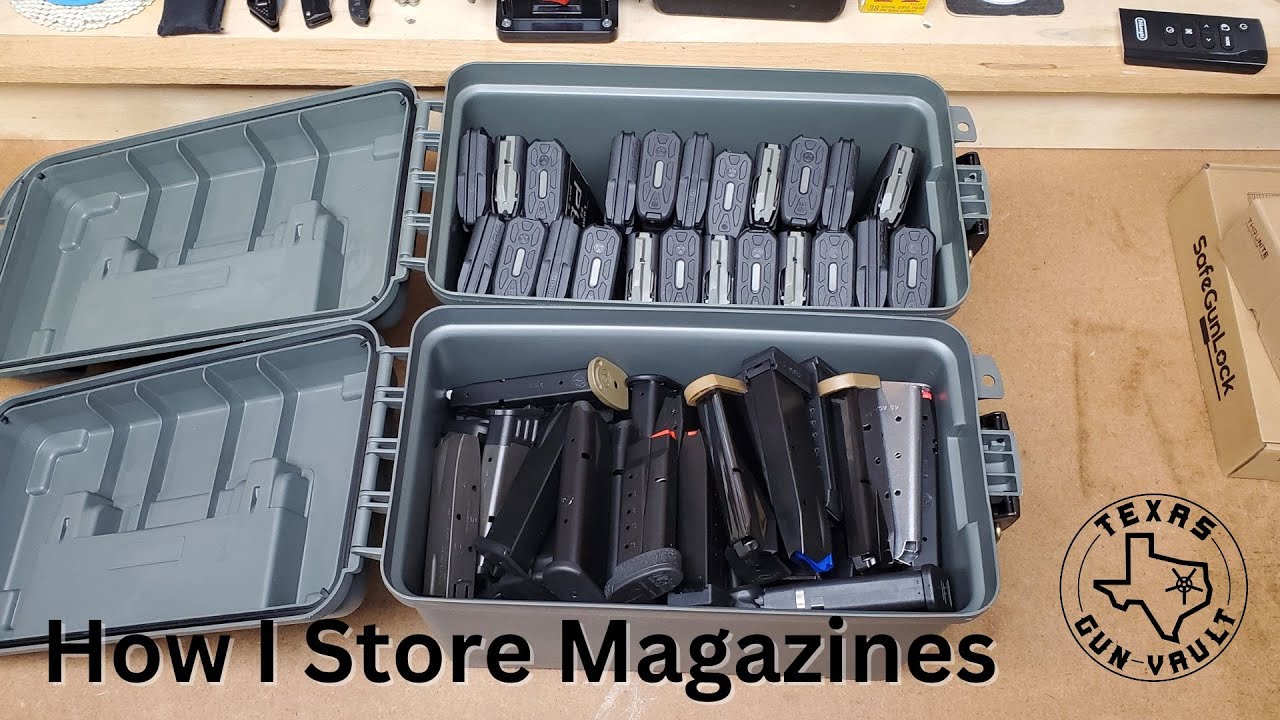 How I Store and Organize Firearms Magazines - YouTube
