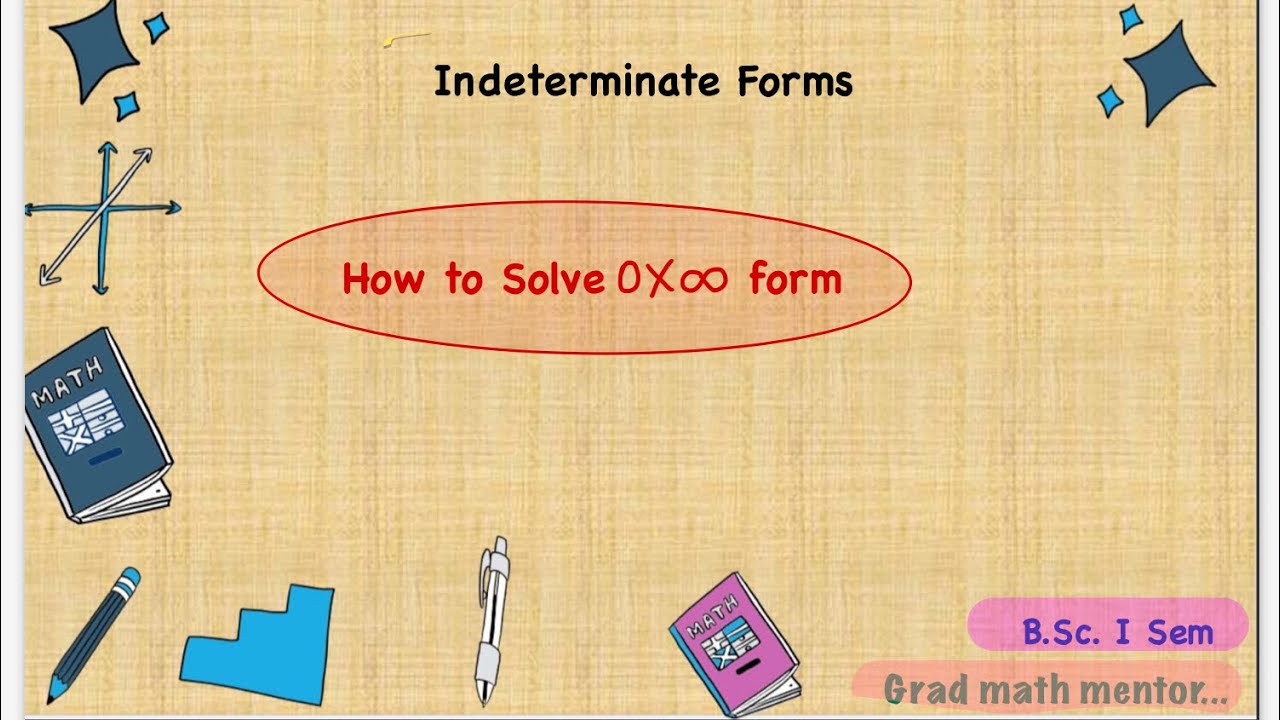 Indeterminate Form | Differential Calculus | B.Sc. I Sem - YouTube
