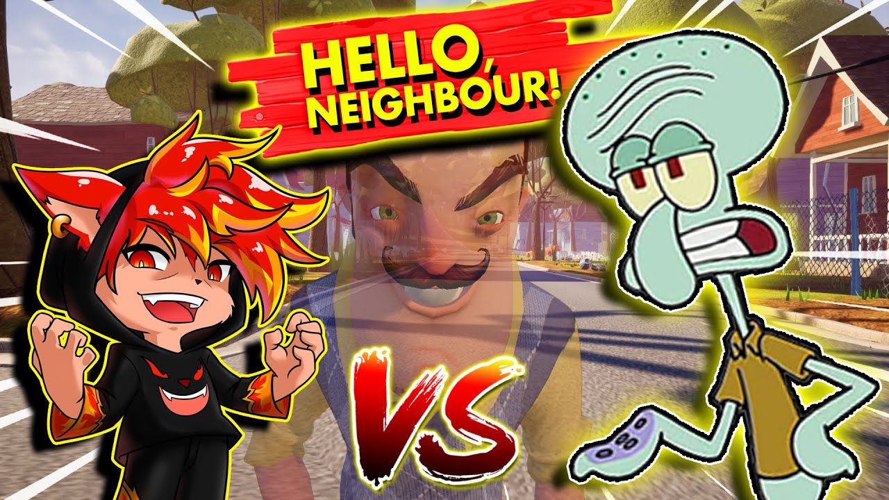 CHIPMUNK vs SPONGEBOB SQUIDWARD | Hello Neighbor Mod - YouTube