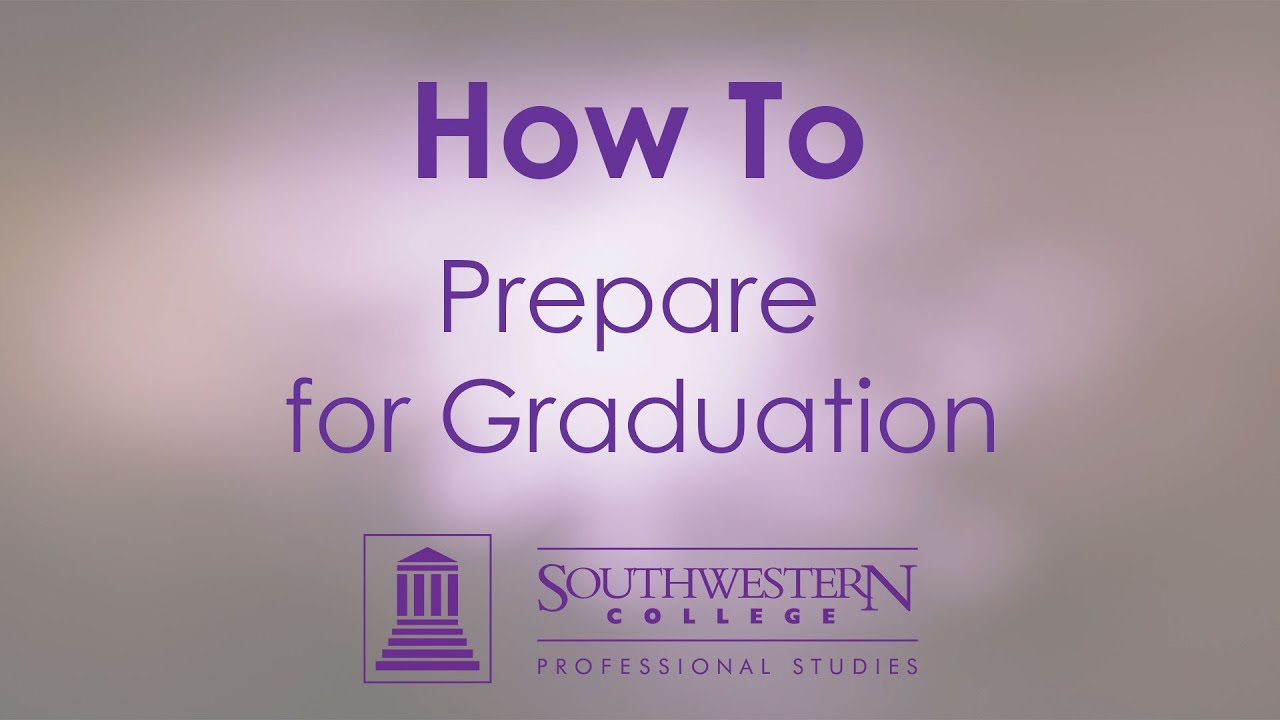 How to Prepare for Graduation - YouTube