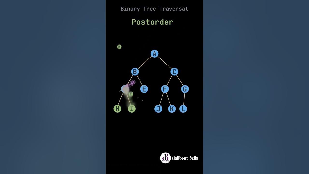 Binary Tree Traversal🌲 Post Order Datastructures Shorts Shortsvideo Youtube
