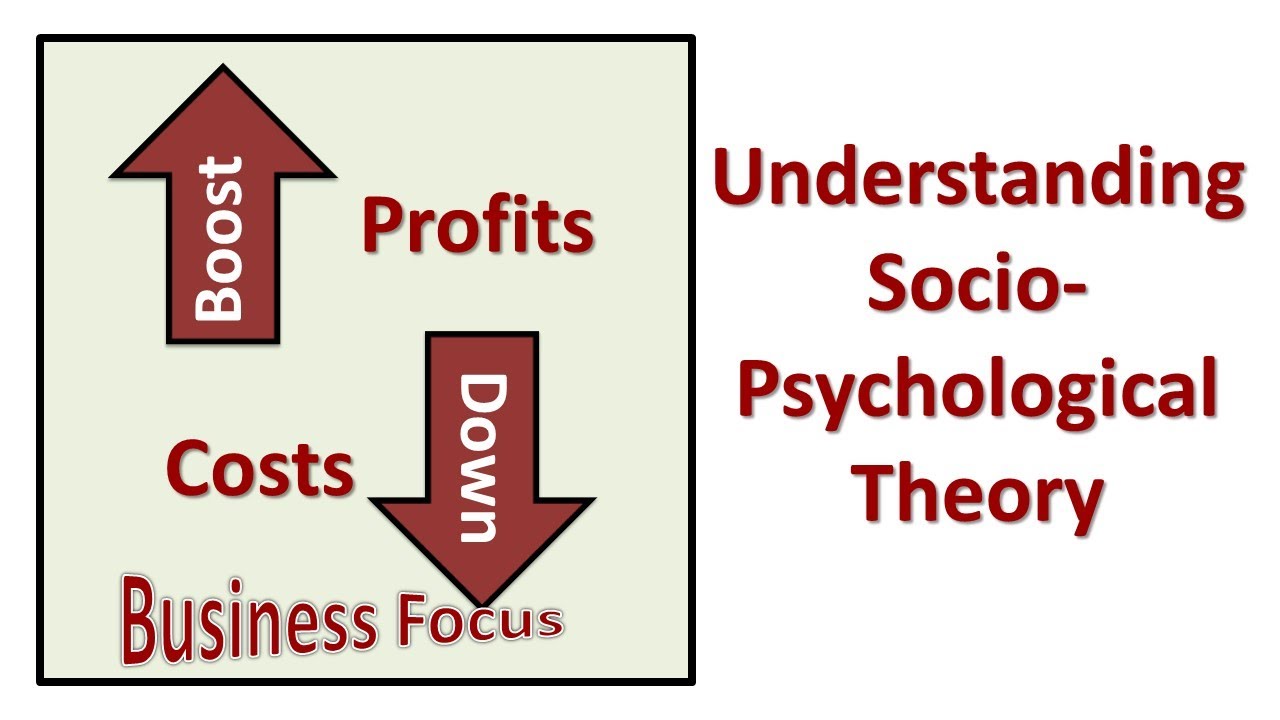 Understanding Socio - Psychological Theory - YouTube
