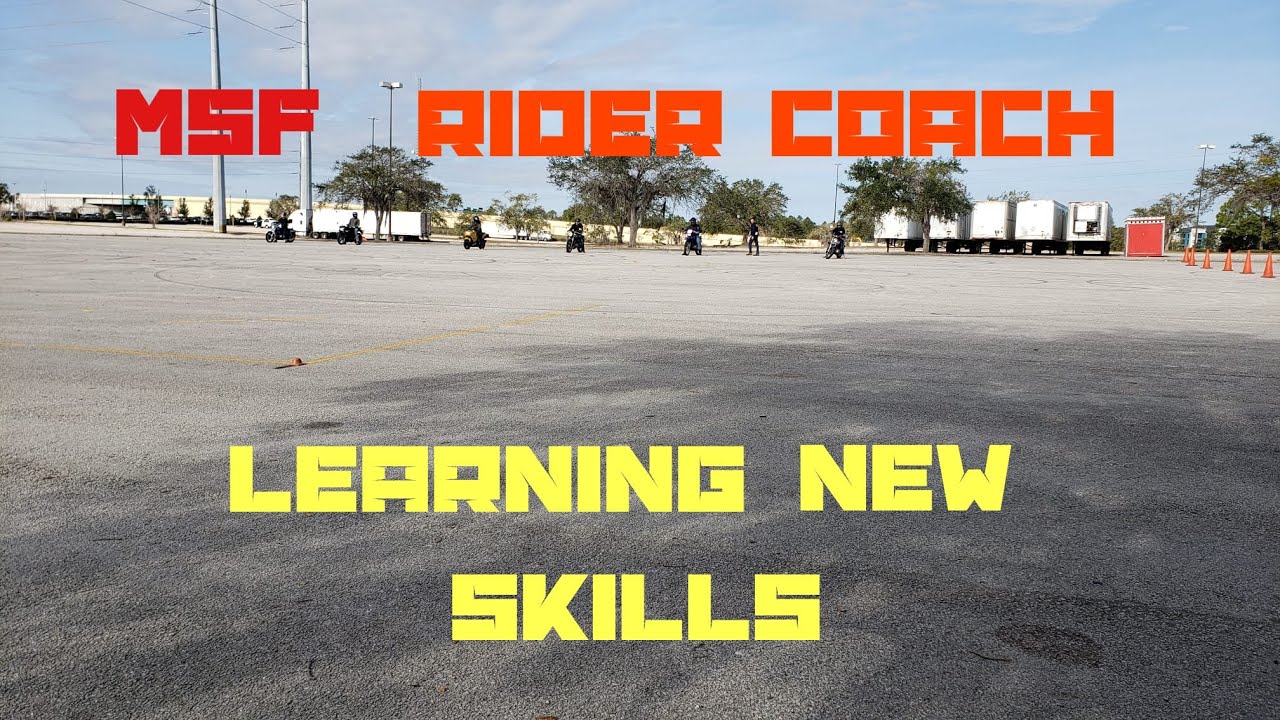 MSF RIder Coach Sponsorship. What I have experienced in just a month ...