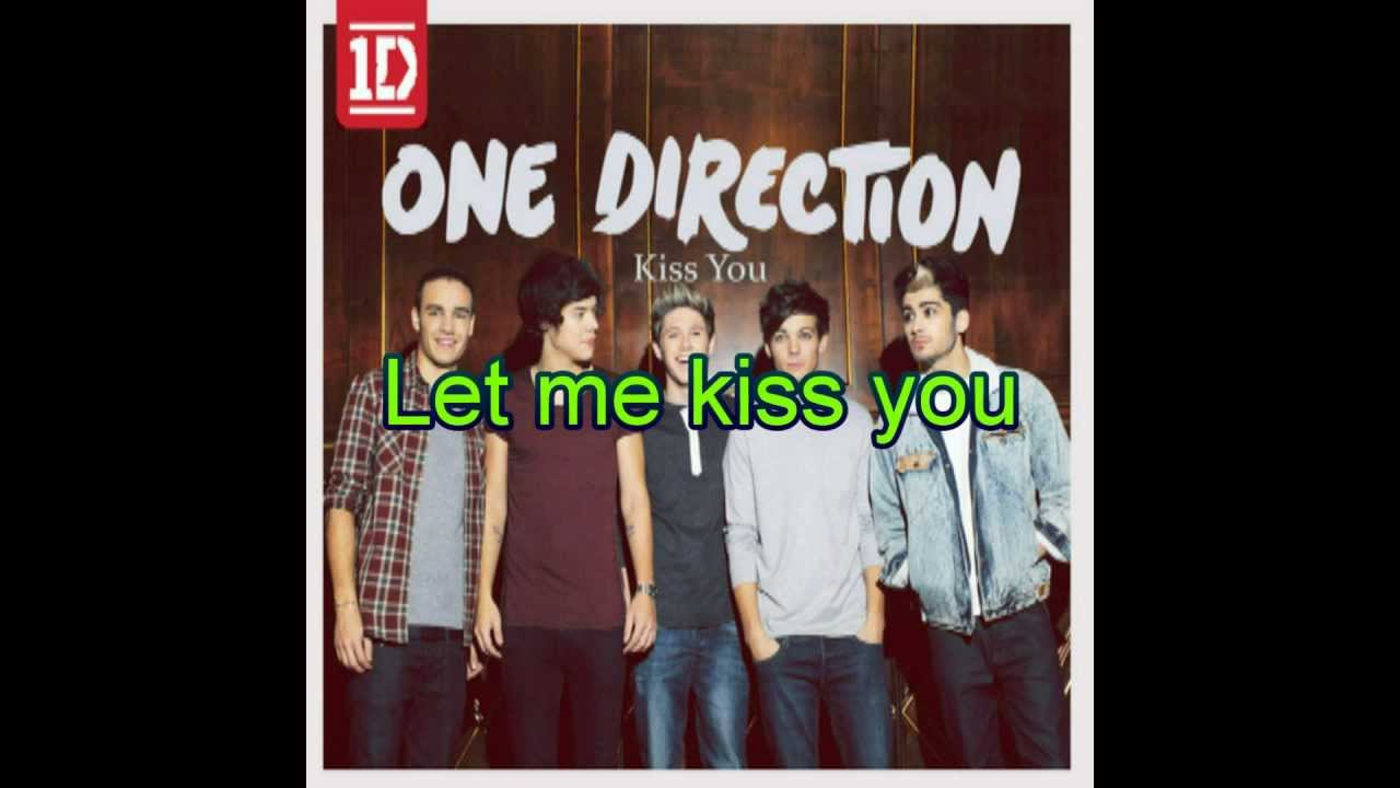 One Direction - Kiss You Karaoke (With Lyrics) - YouTube