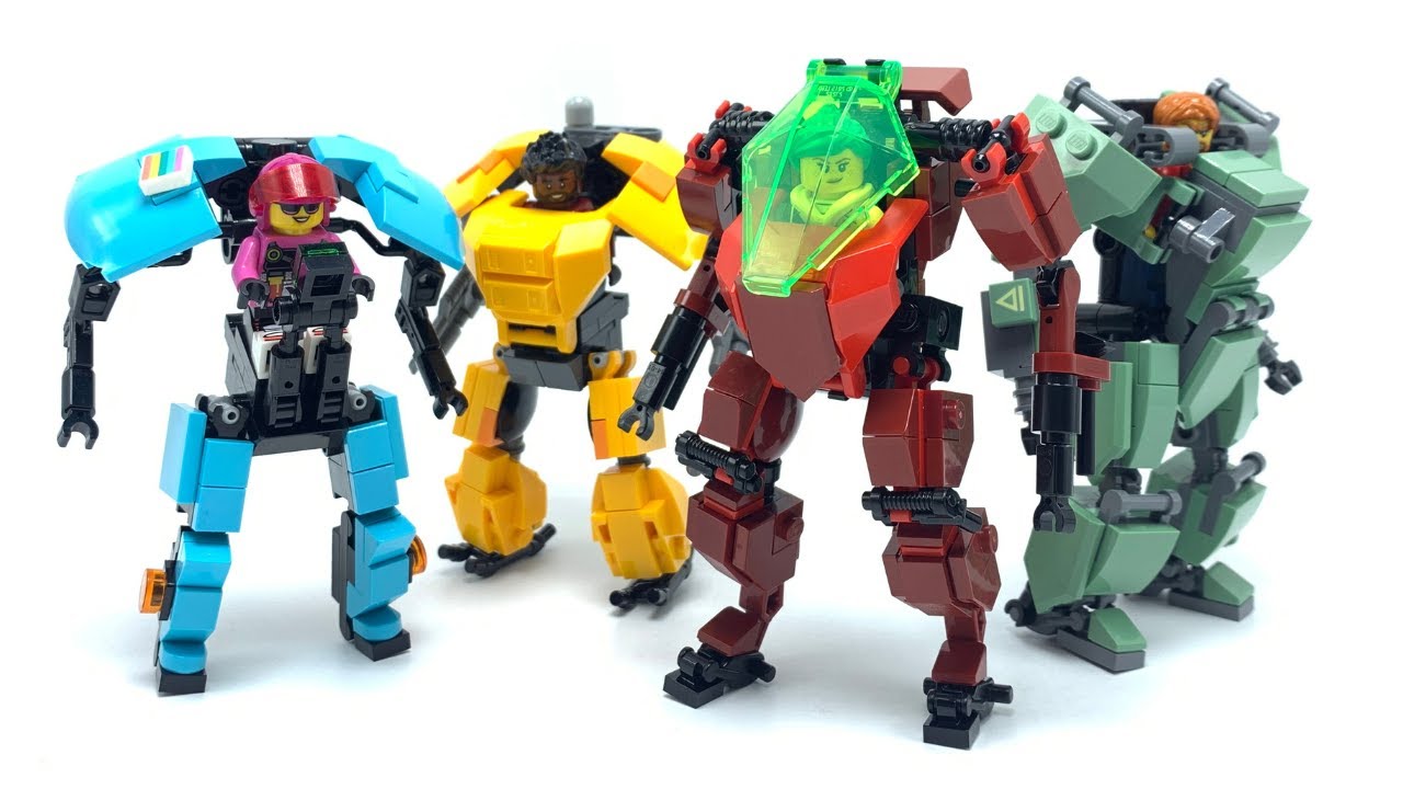 Building Lego Mechs Without Ball Joints!! - #lego #mech - YouTube