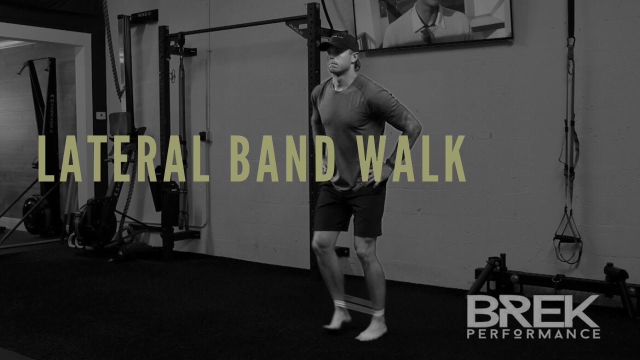 Lateral Band Walk - YouTube