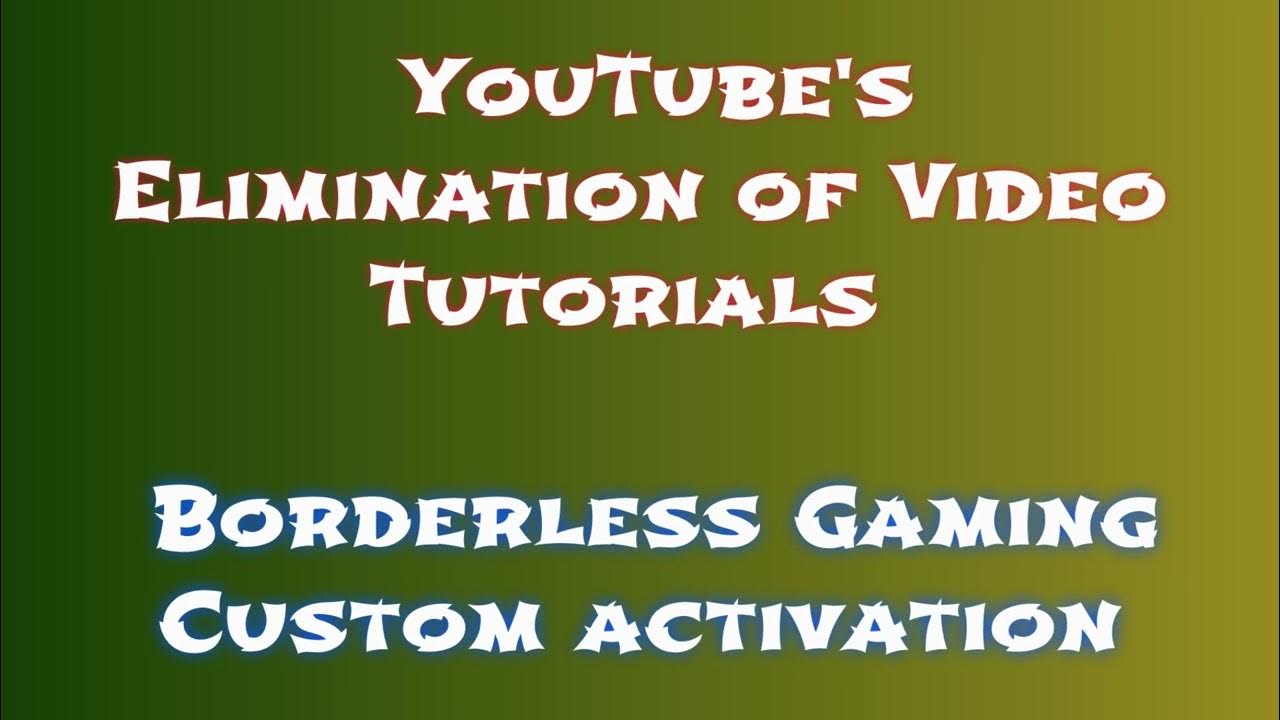 How to install 100% Borderless Gaming Download Link + Easy Tutorial! - YouTube
