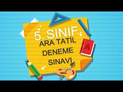 5. Sınıf Deneme Sınavı