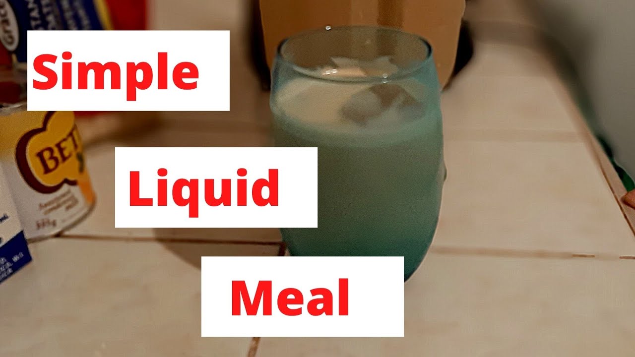 how to make a simple and easy liquid meal/ cooking with jojo - YouTube