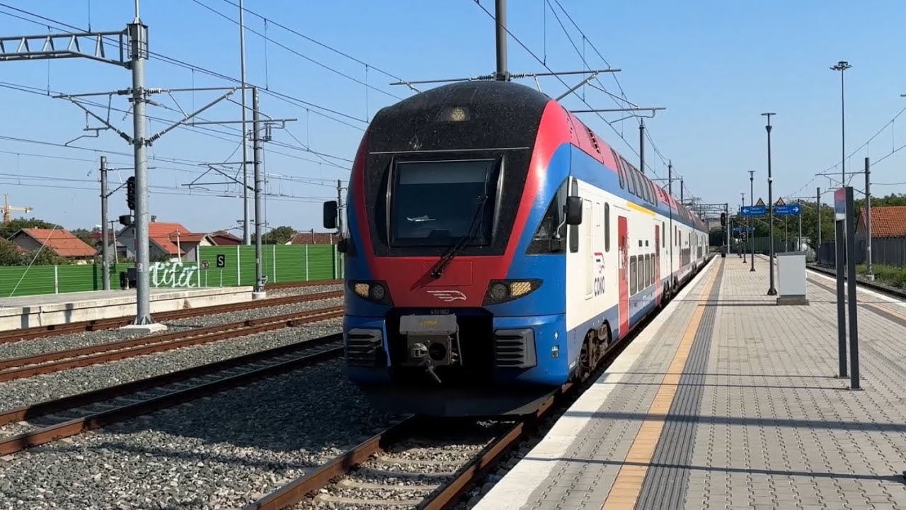 FULL HIGH SPEED JOURNEY! High Speed SOKO Train Ride from Petrovaradin ...