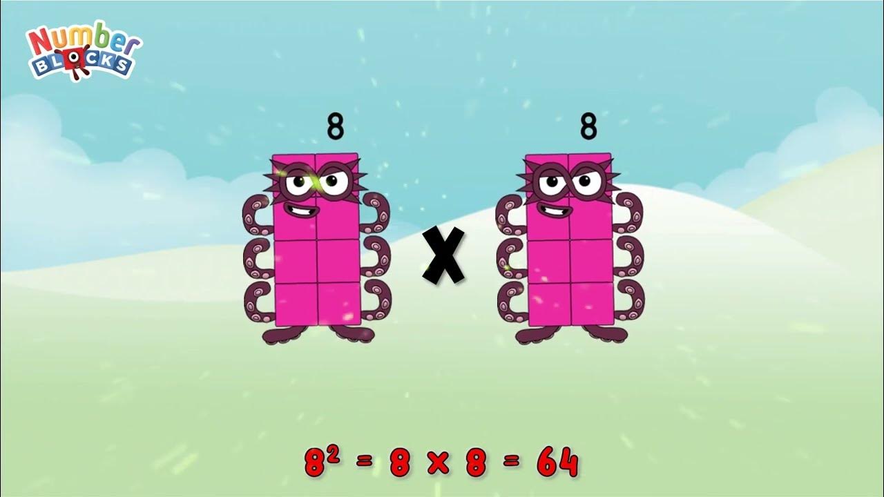 Meet Numberblocks Square 1 to 10 | learn to count | educational kids ...