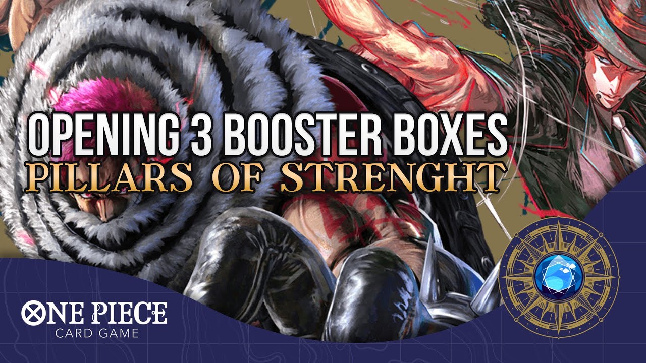Opening up 3 OP-03 Pillars of Strength Booster Boxes - One Piece ...