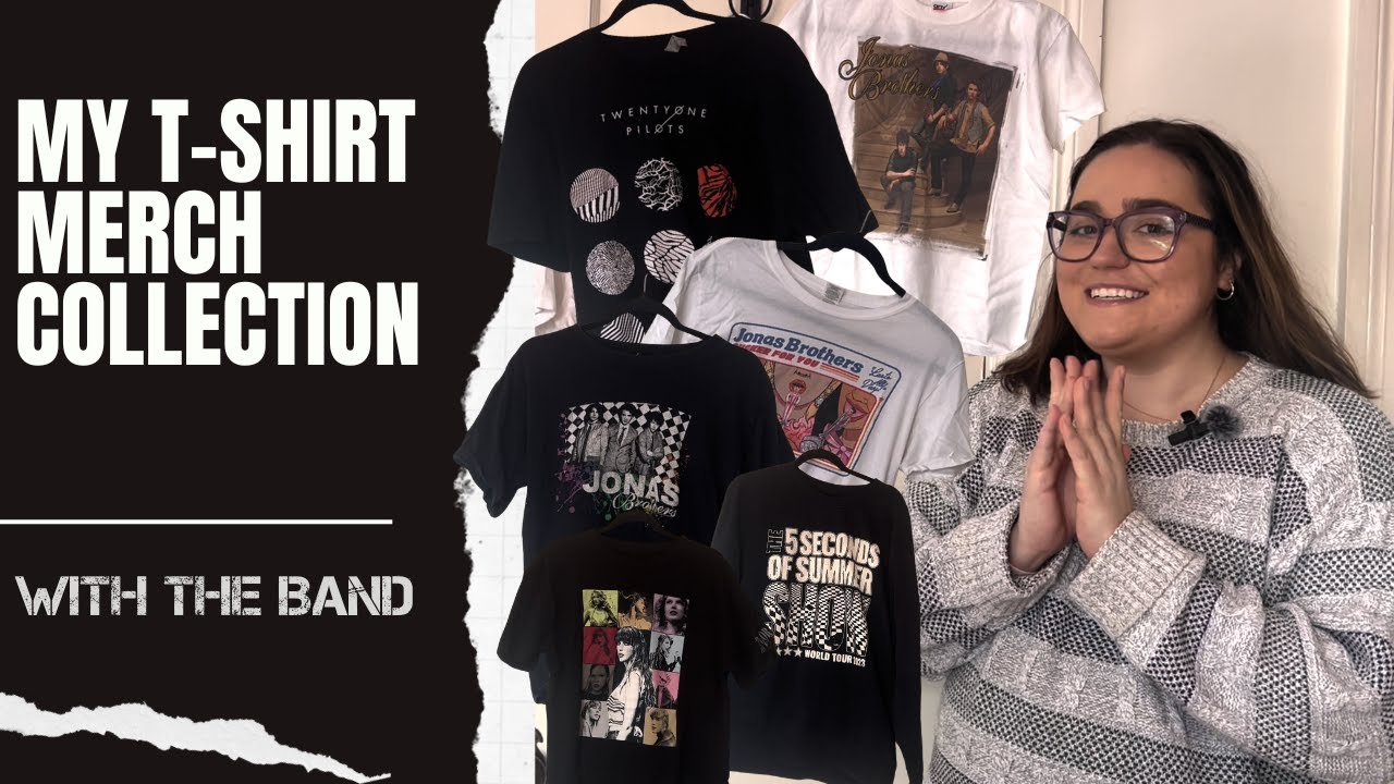 MY T-SHIRT MERCH COLLECTION - YouTube