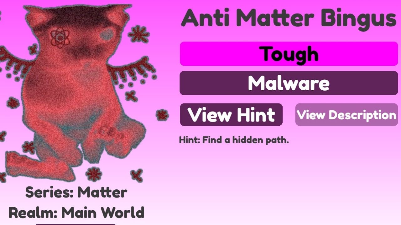 How to get Anti Matter Bingus in Find the Binguses - YouTube