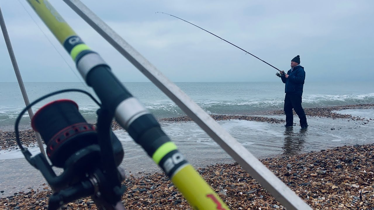 TYPICAL British Beach fishing - YouTube