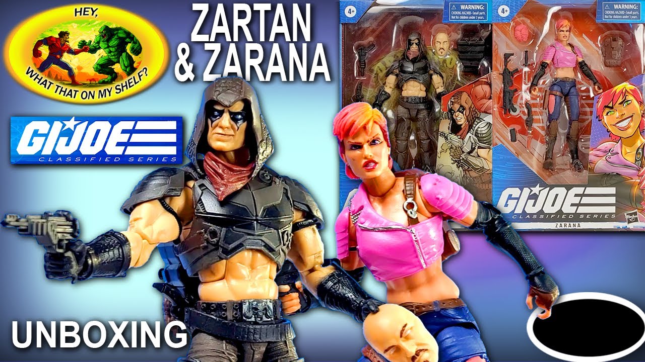 UNBOXING - GI Joe Classified Series - ZARTAN & ZARANA - Hasbro #toys # ...