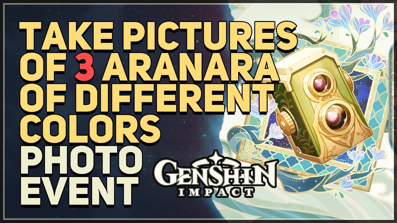 Take pictures of 3 Aranara of different colors Genshin Impact - YouTube