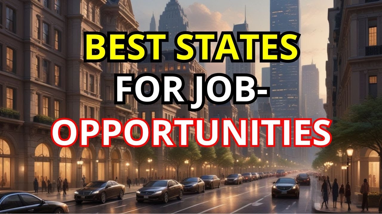 Top 10 Best States For Job Opportunities In America - YouTube