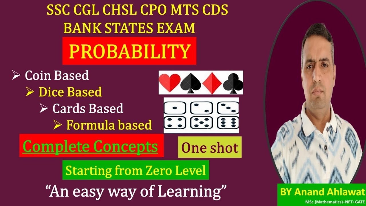 Probability | SSC Maths | Probability for SSC exam #probability # ...