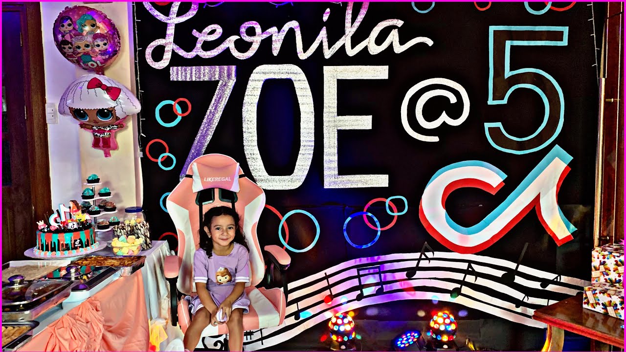 ZOE's TIKTOK THEME PARTY l Princess zoe - YouTube