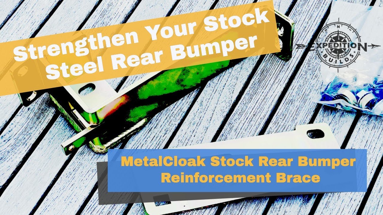 How to reinforce your OEM Steel Rear Bumper on your Jeep JL - YouTube
