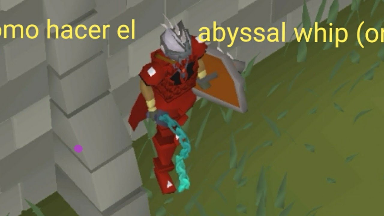 OSRS convertir abyssal whip en abyssal whip (or) - YouTube