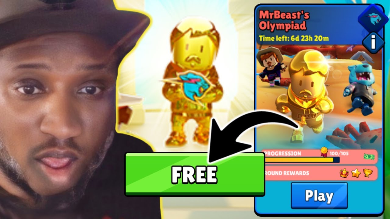 How to get the **FREE** GOLD JIMMY SPECIAL SKIN IN STUMBLE GUYS - YouTube