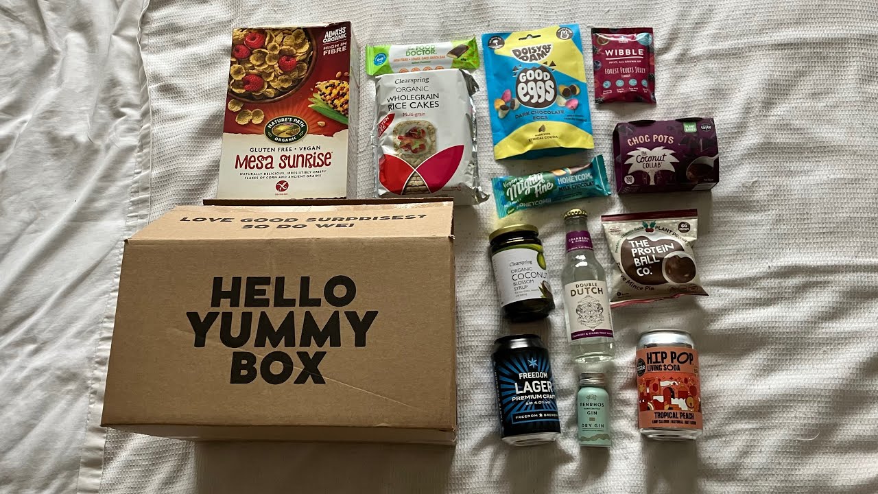 Hello Yummy Box March Unboxing - YouTube