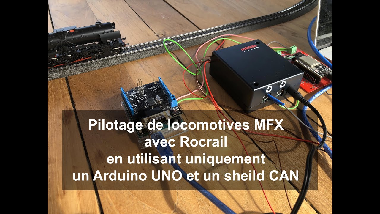 MFX avec Rocrail sans MS2 (CS2, CS3....) - YouTube