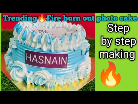 New BurnAway Cake Tutorial | Burning Cake #burnawaycake #burningcake # ...
