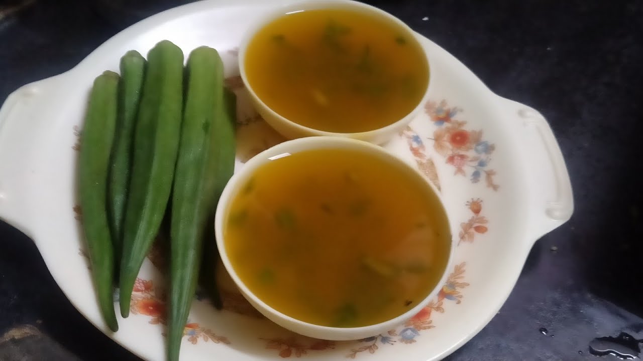 வெண்டைக்காய் சூப் (Ladies Finger Soup Recipe in tamil) - YouTube
