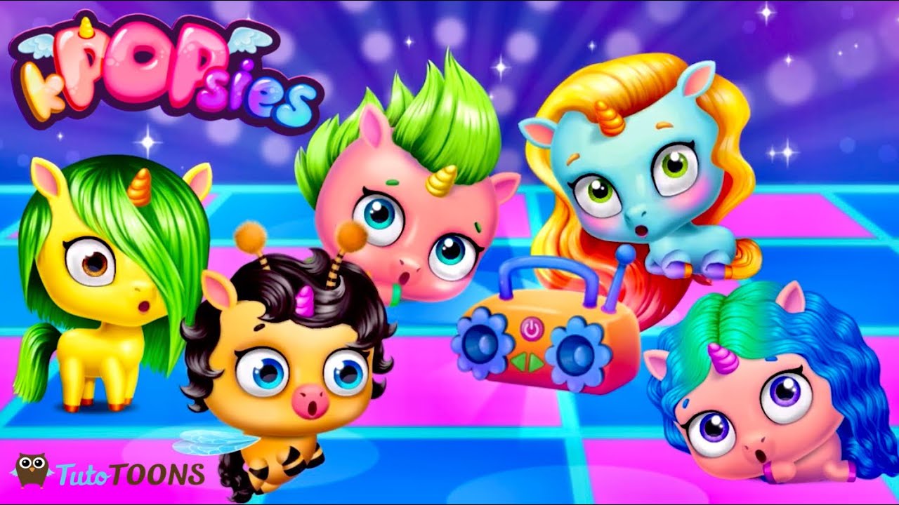 Kpopsies | Hatch Baby Unicorns | Funny Egg Hatching Game for Kids - YouTube