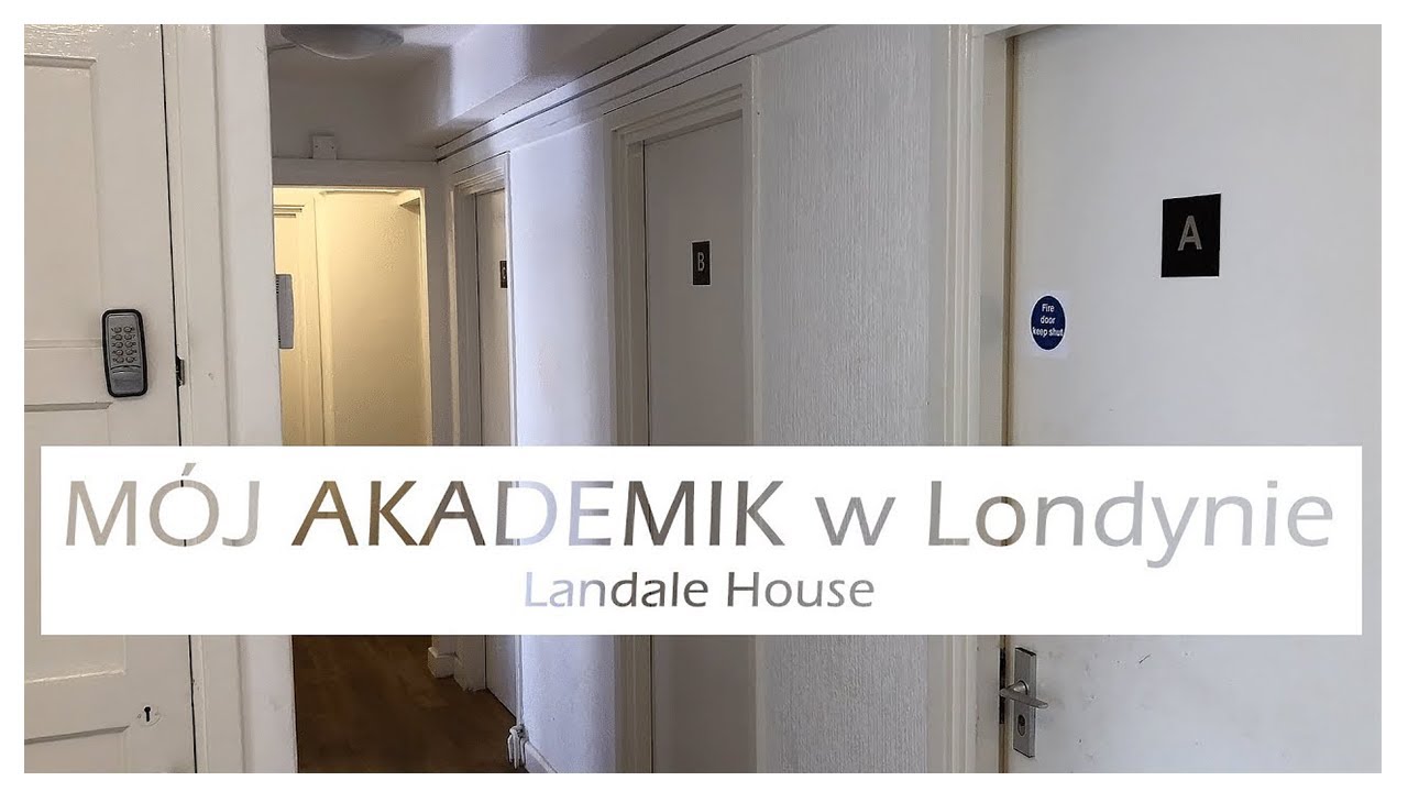 JAK WYGLĄDAJĄ AKADEMIKI w Londynie | Landale House - YouTube