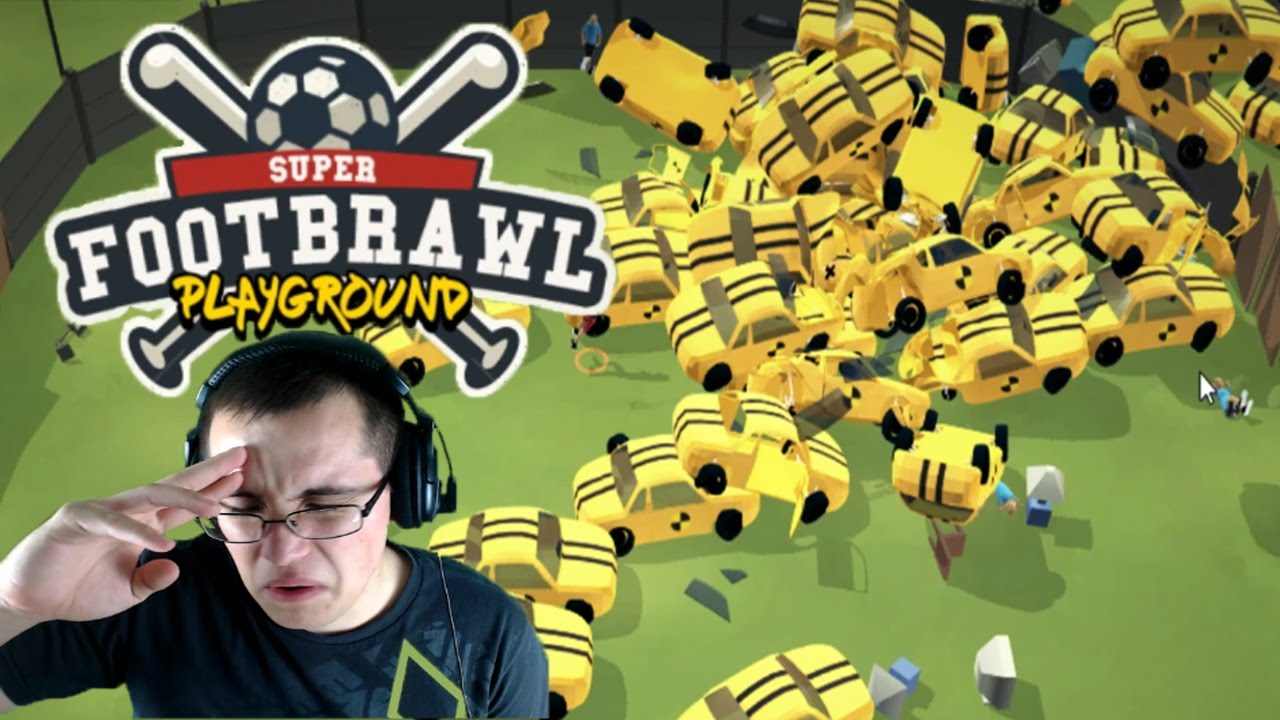 TOO MANY CARS ON THE SOCCER FIELD!!! Super Foot brawl Playground - YouTube