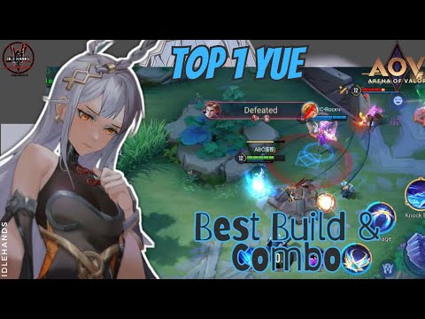 Aov Top 1 Yue Midlane Gameplay || Best Build & Combo || Gold Mage (@idlehands1571 ) - YouTube
