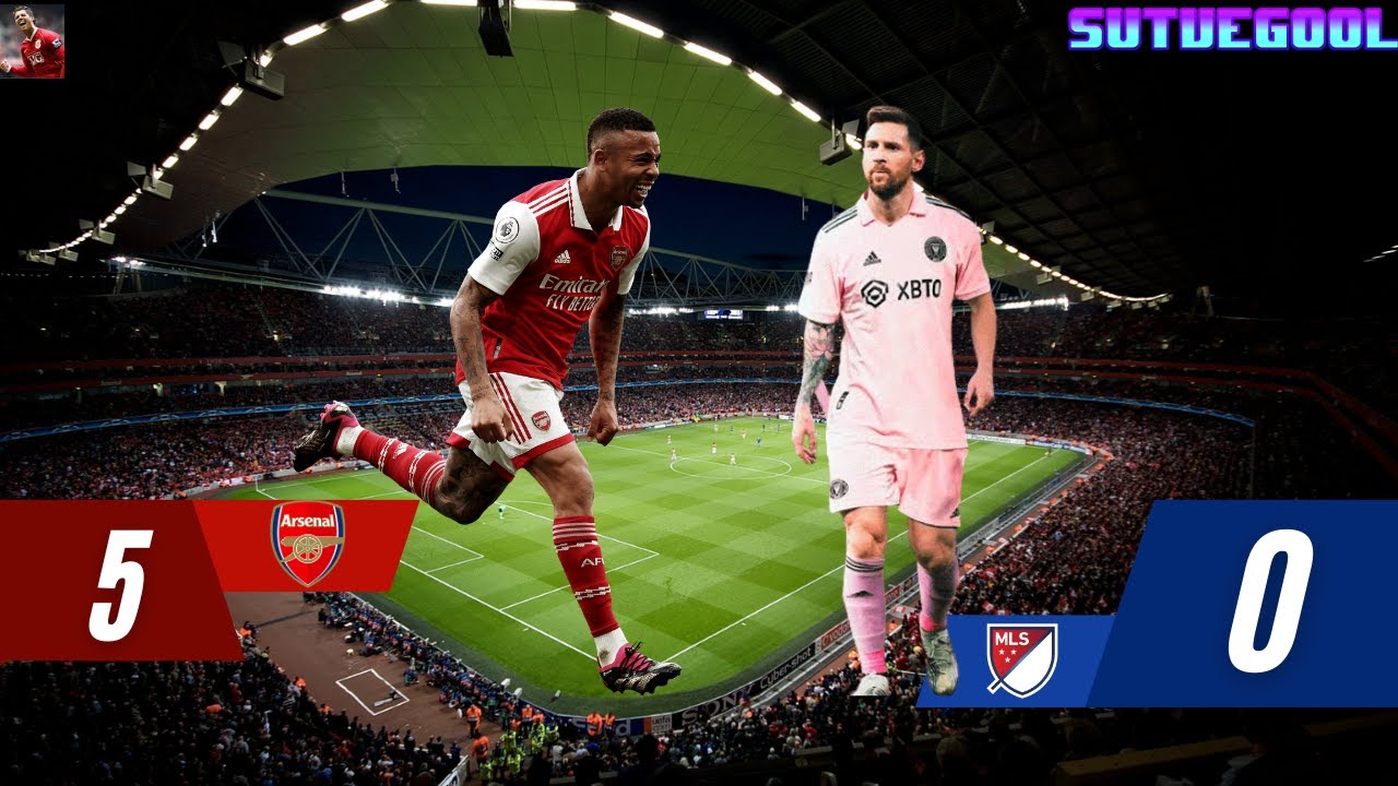 Arsenal vs MLS All Stars 5-0 All Goals & Highlights - 2023 - YouTube