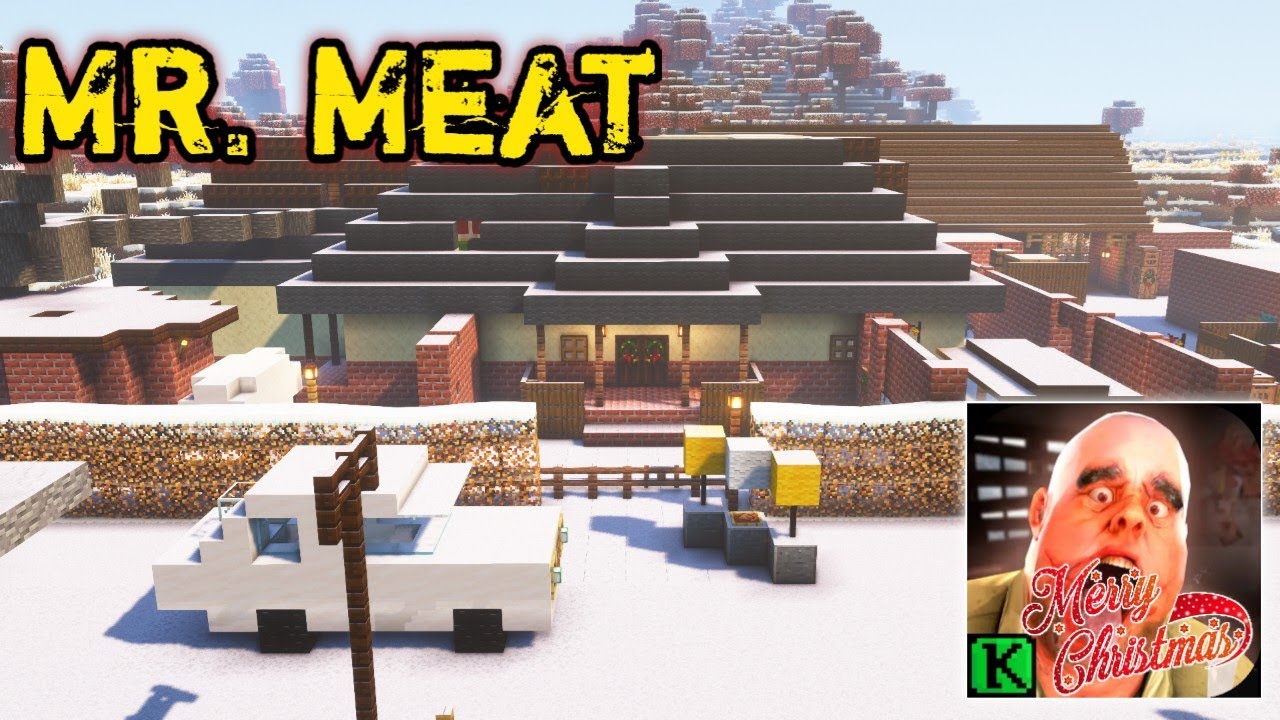 MR MEAT CHRISTMAS MODE IN MINECRAFT - YouTube