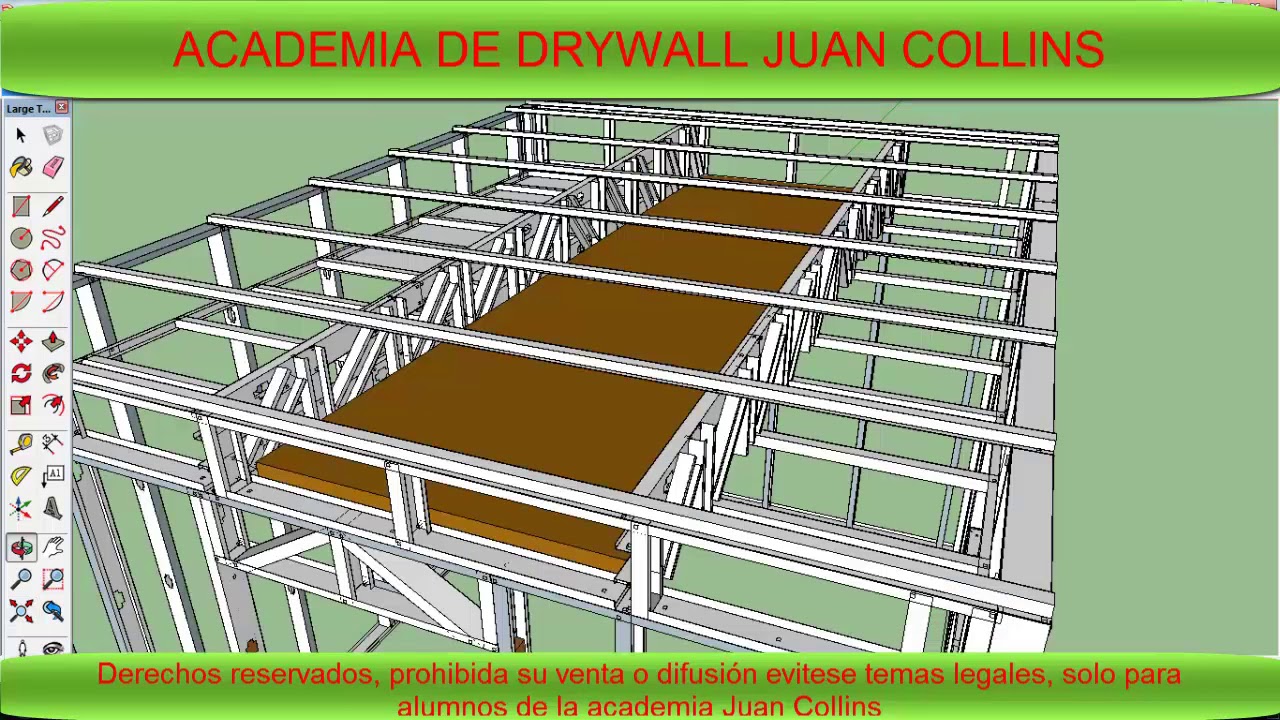 Estructura Drywall Para Techo - Asesores