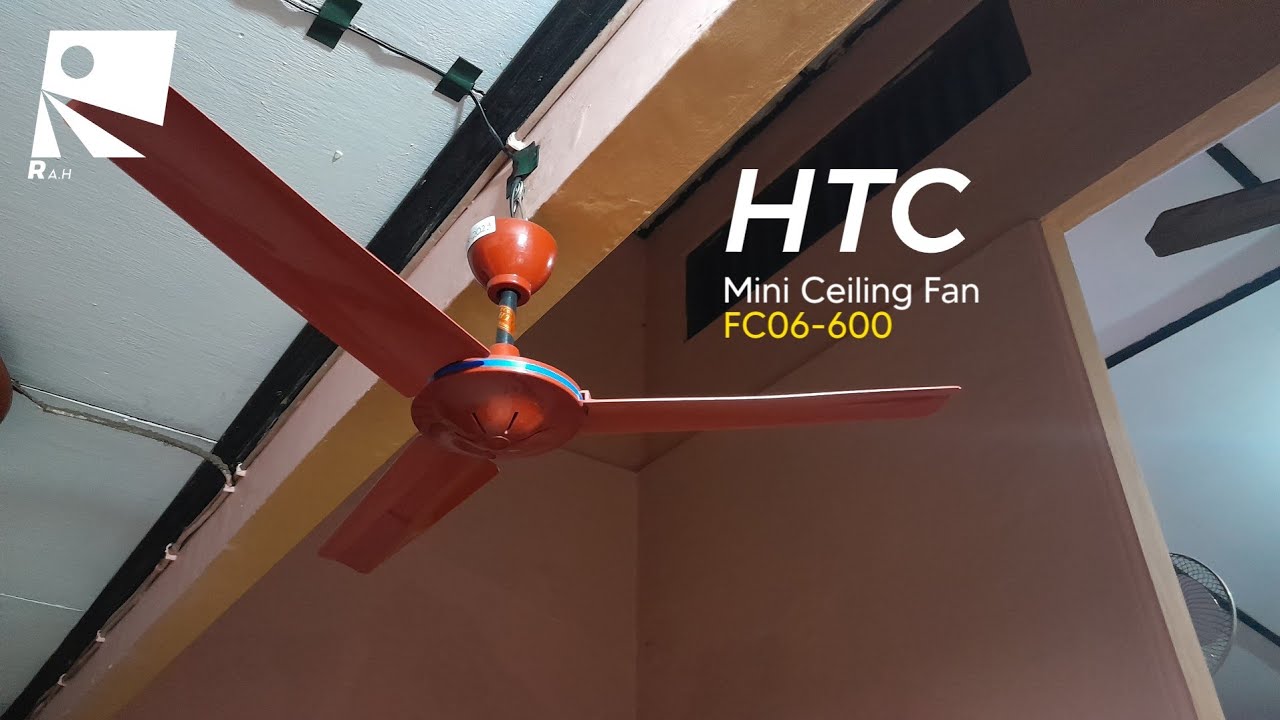 HTC mini ceiling fan - YouTube
