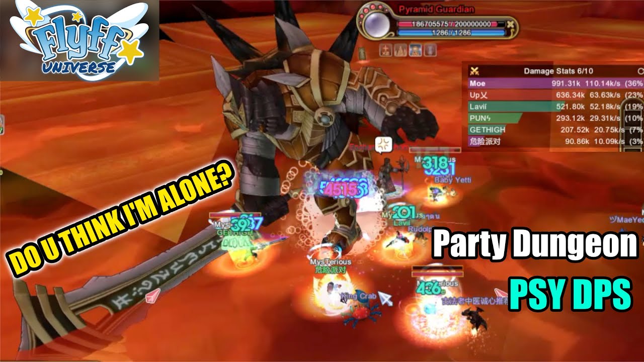 THE MOST BEAUTIFUL DUNGEON in Flyff Universe - Guardian Sanctuary ...