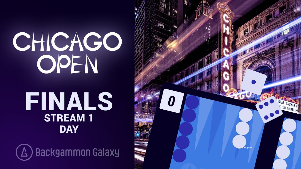 FINALS, Stream 1: 40th Chicago Open Backgammon Tournament - YouTube