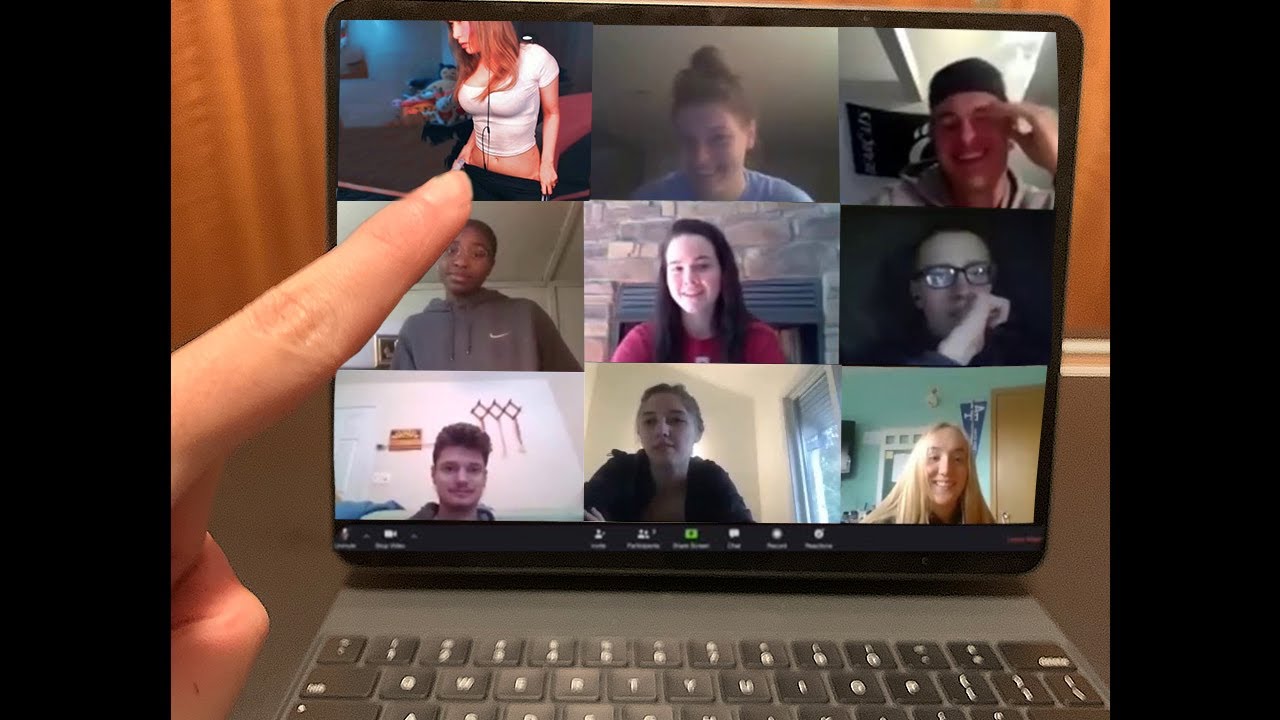 my teacher left her webcam in zoom class.. - YouTube